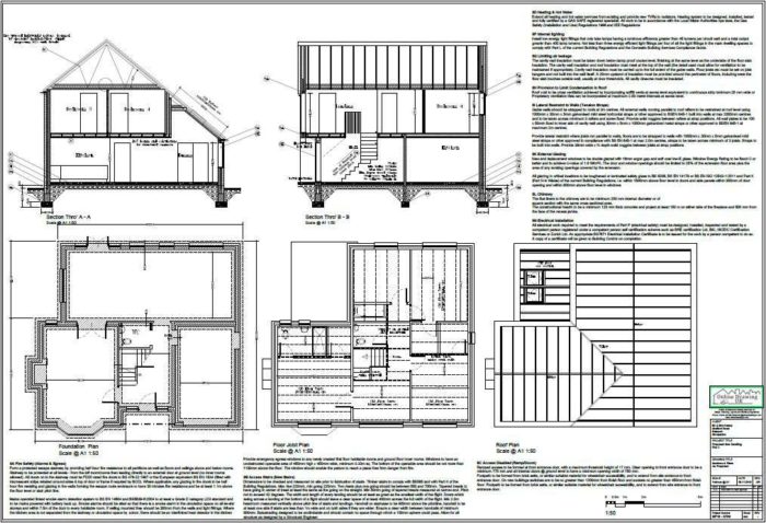 Professional Building Regulation Drawings | Online Drawing UK