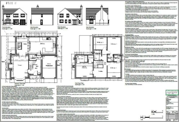 Professional Building Regulation Drawings | Online Drawing UK